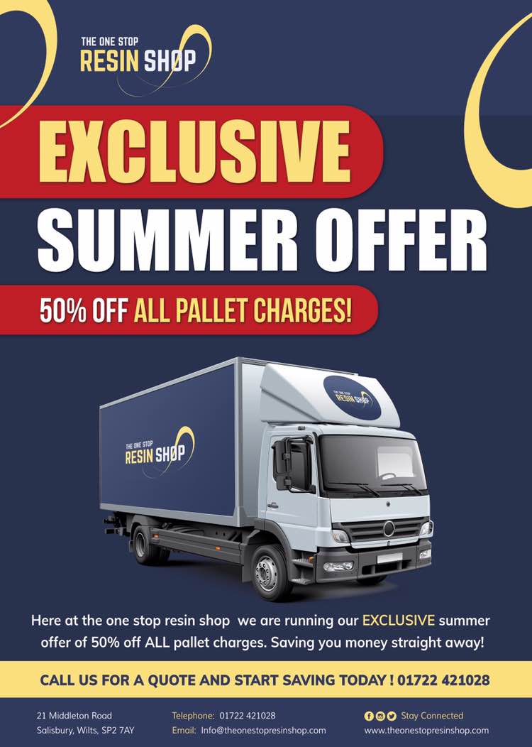 The One Stop Resin Shop, Resin Bound Trade Shop & Courses, Salisbury